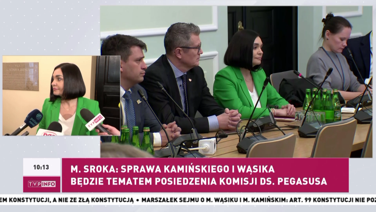Sejm powołał członków komisji śledczej ds. Pegasusa | TVP INFO