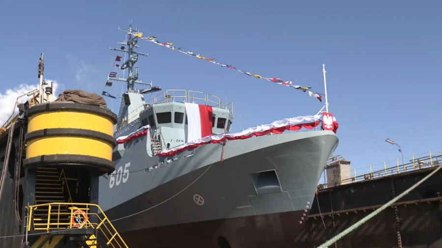 ORP Rybitwa zwodowany