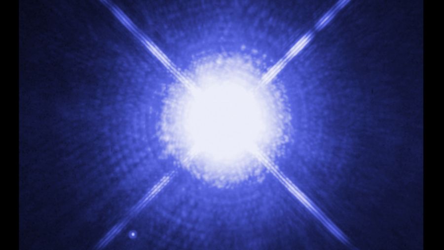 Syriusz - najjaśniejsza gwiazda na nocnym niebie