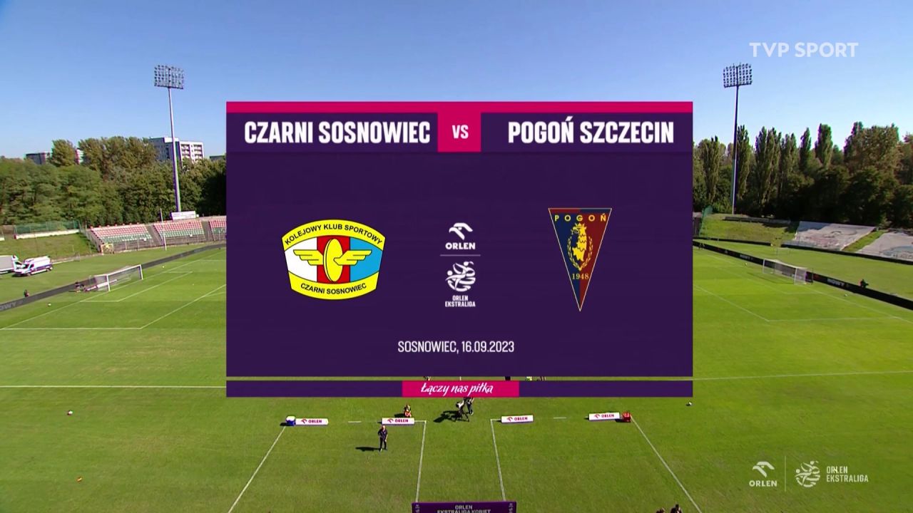 Czarni Sosnowiec – Pogoń Szczecin. Piłka nożna, Orlen Ekstraliga kobiet ...