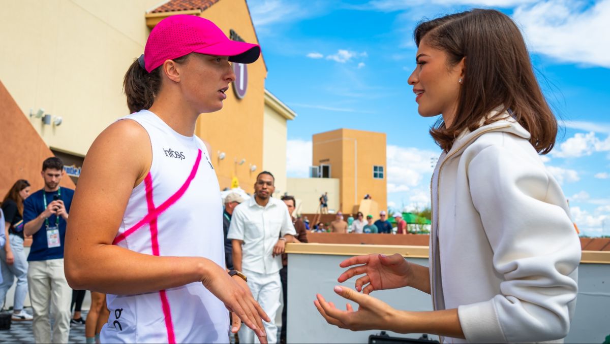 Gwiazda Hollywood odpowiedziała na pytanie Świątek [WIDEO] | TVP SPORT