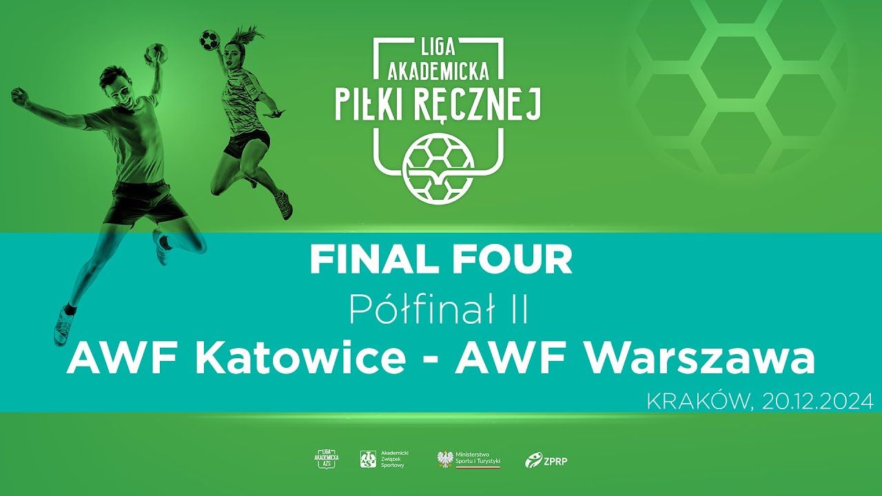 AWF Katowice – AWF Warszawa. Piłka Ręczna Kobiet, Półfinał II [MECZ ...