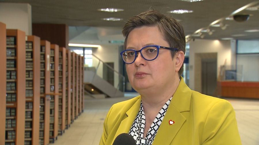 Wiceministra edukacji narodowej Katarzyna Lubnauer. Fot. TVP3 Katowice Wiceministra edukacji narodowej Katarzyna Lubnauer. Fot. TVP3 Katowice