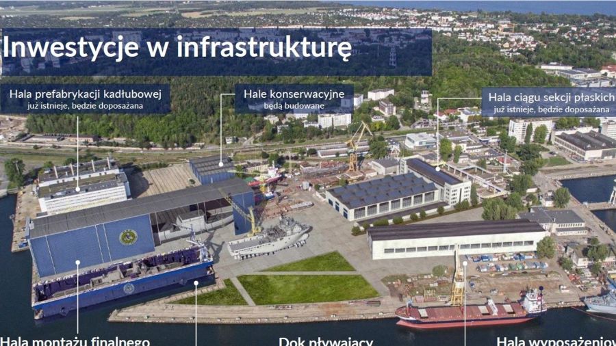 W Stoczni Wojennej powstaje najwyższa w Polsce hala