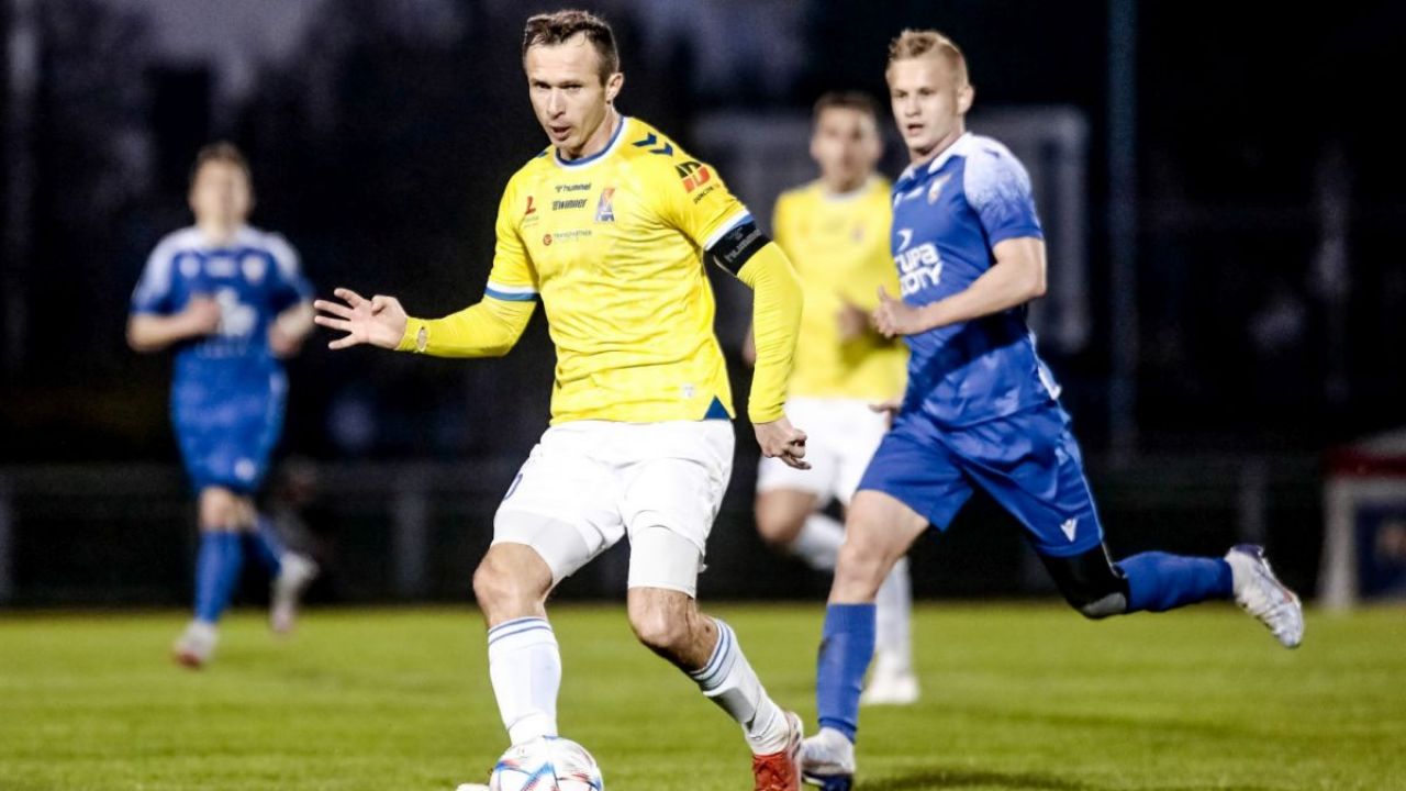 Piłka nożna, 2. liga, baraże – 1/2 finału: Kotwica Kołobrzeg - Motor ...