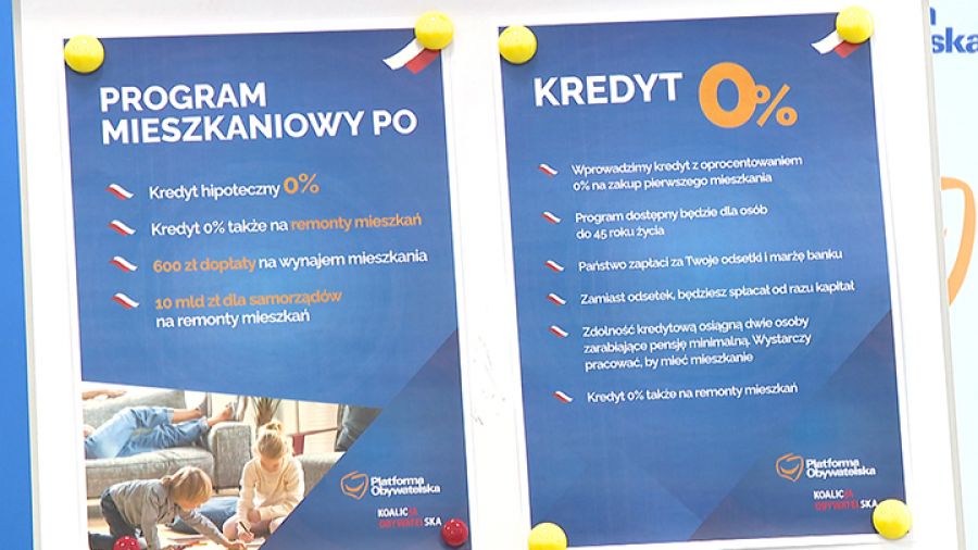 Platforma Obywatelska przedstawia swój program mieszkaniowy