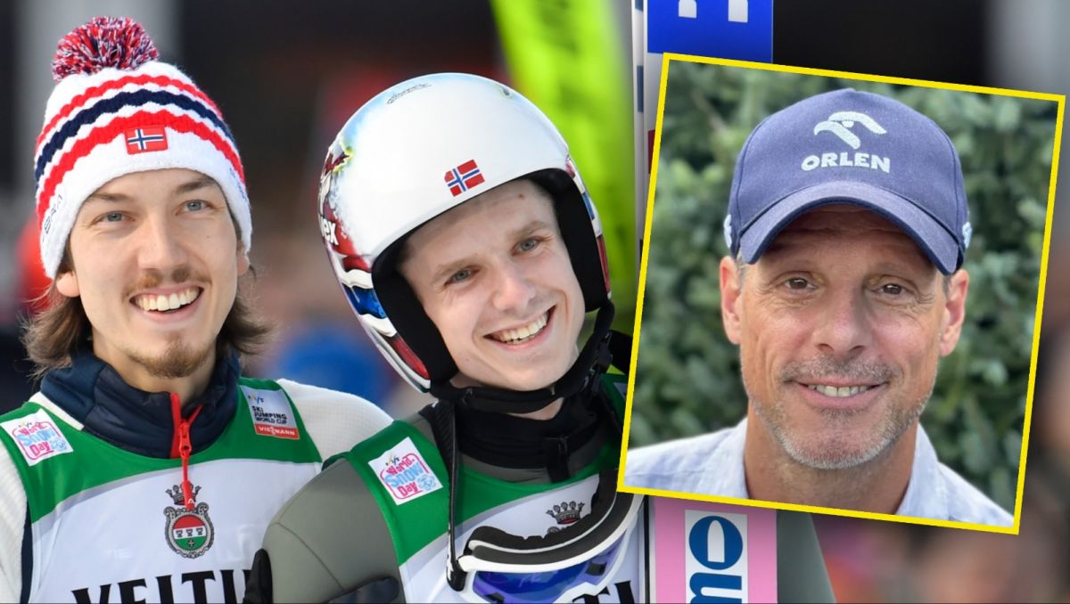 Alexander Stoeckl na obozie polskich skoczków w Trondheim. Norwegowie ...