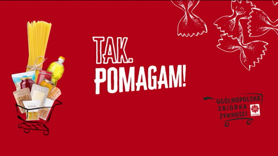Tak. Pomagam! Zbiórka żywności dla potrzebujących organizowana przez ...