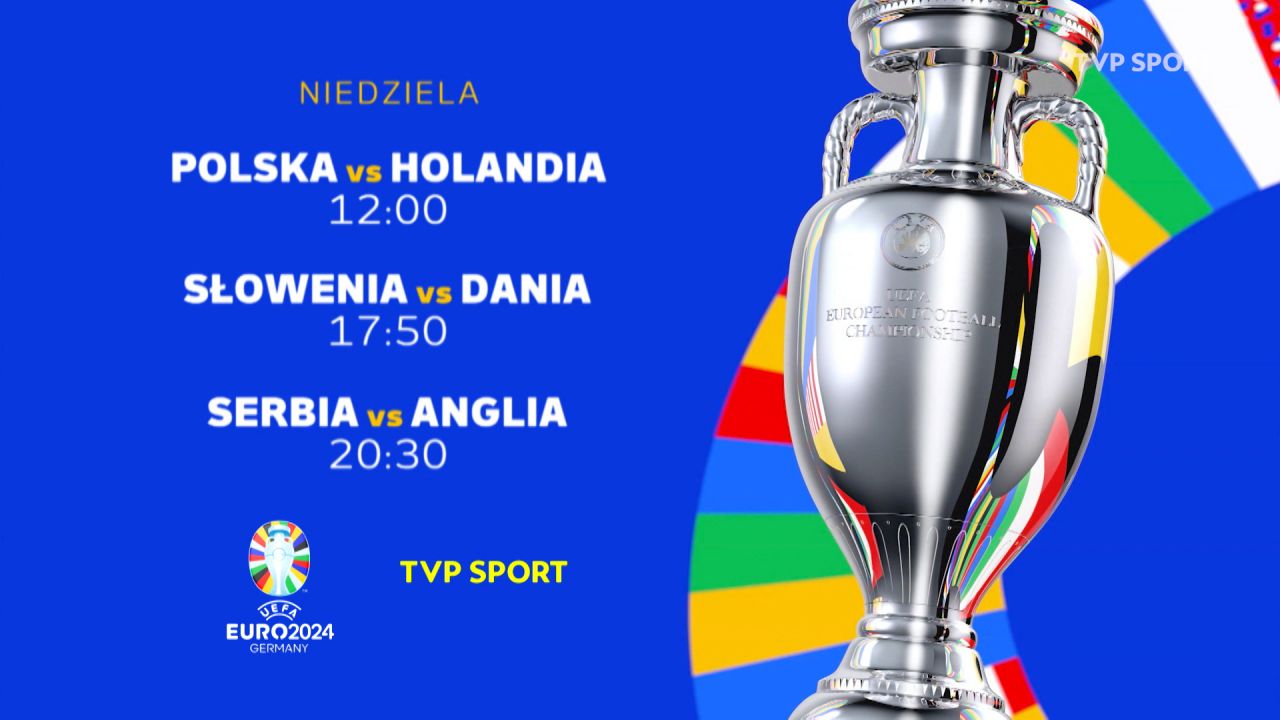 Plan transmisji EURO 2024 (niedziela 16.6). Gdzie oglądać mecze ME? [WIDEO] | TVP SPORT