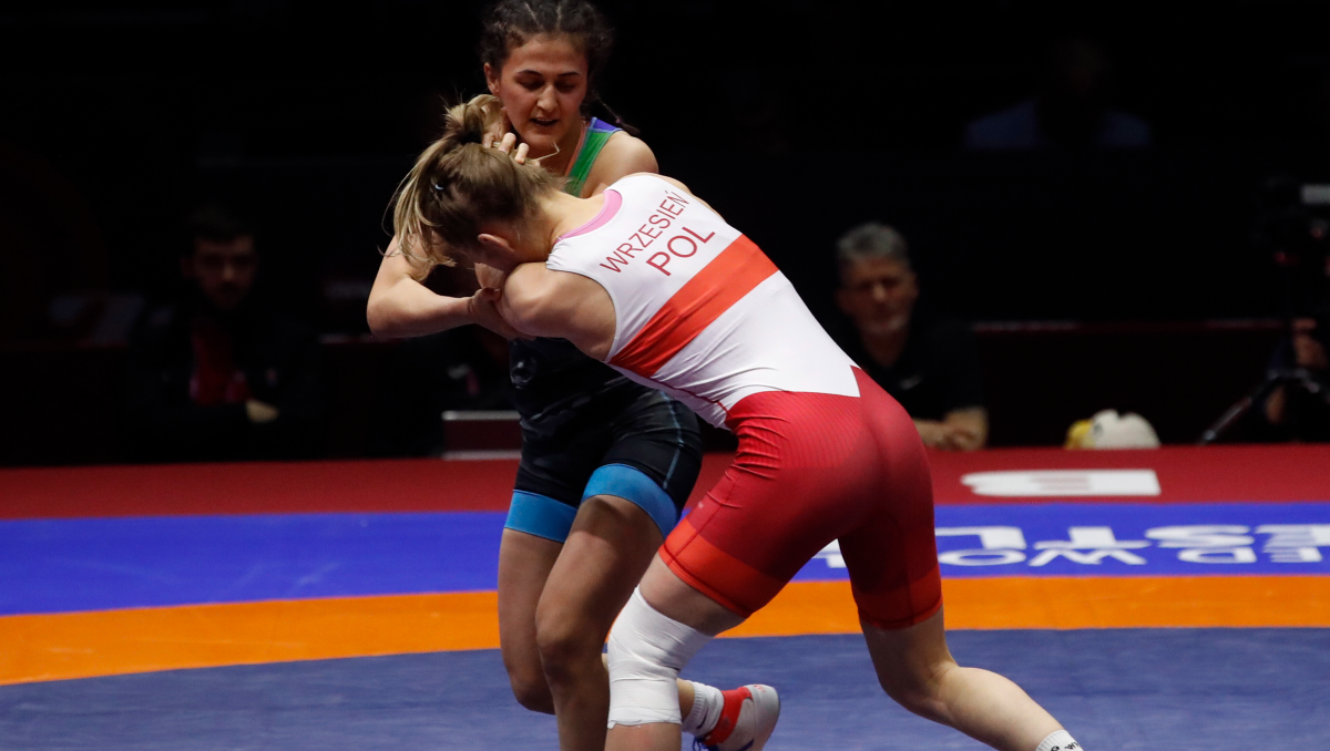 ME w zapasach. Jowita Wrzesień piąta w wadze 57 kg | TVP SPORT