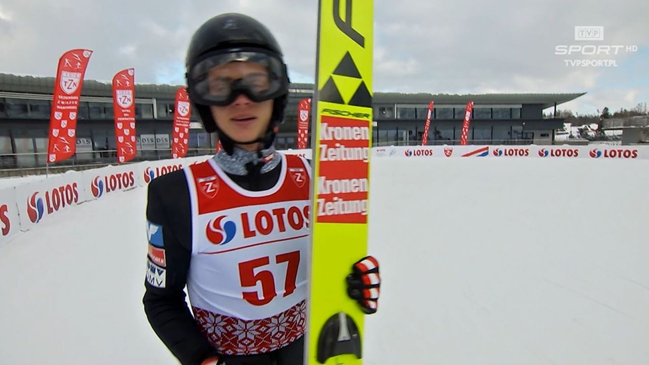 FIS Cup, Zakopane: Elias Medwed i jego skok z drugiej serii (141,5 m) | TVP SPORT