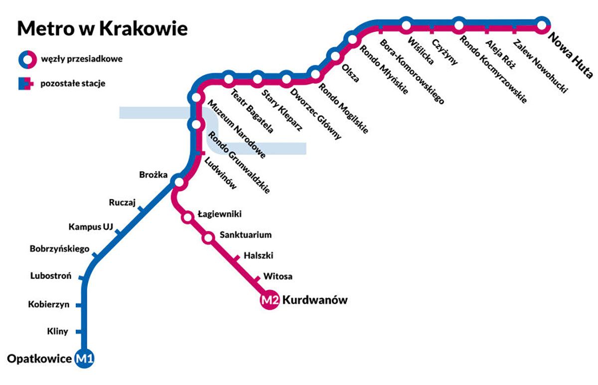 Metro w Krakowie – plan, trasa, mapa, stacje, linie. Kiedy ruszy budowa ...